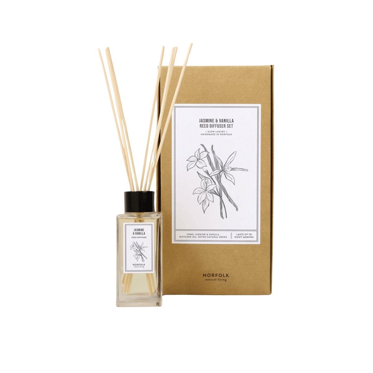 Jasmine & Vanilla Diffuser Oil Set – Asher + Rye